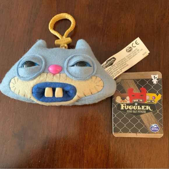 Fuggler | Toys | Fuggler Funny Ugly Monsters Blue Plush Keychain New ...